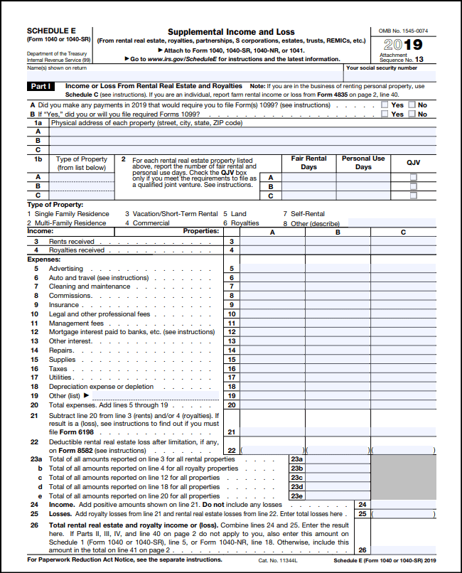 Understanding the Schedule E for Rental Properties - REI Hub