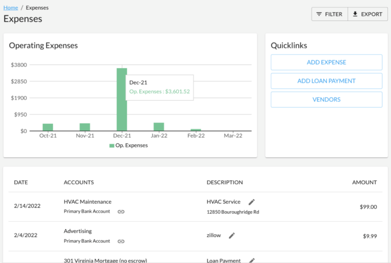 Property Management Accounting Software Features | REI Hub