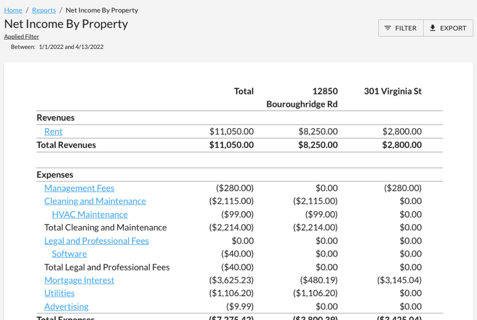 Property Management Accounting Software Features | REI Hub